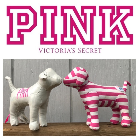 PINK Victoria's Secret | Accents | Two Vs Pink Mini Dogs Limited ...